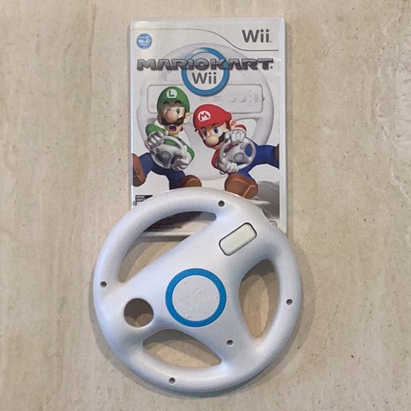 Nintendo | Other | Mario Kart Nintendo Wii Game Wii Racing Wheel ...